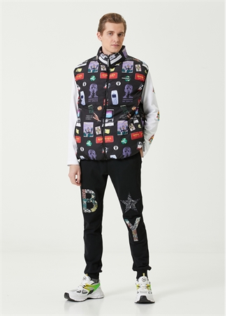 Boy London Erkek Siyah Beli Kordonlu Logolu Jogger Eşofman Altı XS EU Boy London Erkek Siyah Beli Kordonlu Logolu Jogger Eşofman Altı XS EU