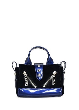 Kenzo Kadın Lacivert Cep Detaylı Omuz Çantası Mavi EU Kenzo Kadın Lacivert Cep Detaylı Omuz Çantası Mavi EU