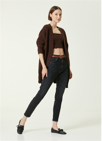 Agolde Kadın Siyah Yüksek Bel Jean Pantolon 30 US