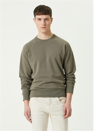 Tom Ford Erkek Haki Reglan Kollu Sweatshirt 52 IT Tom Ford Erkek Haki Reglan Kollu Sweatshirt 52 IT