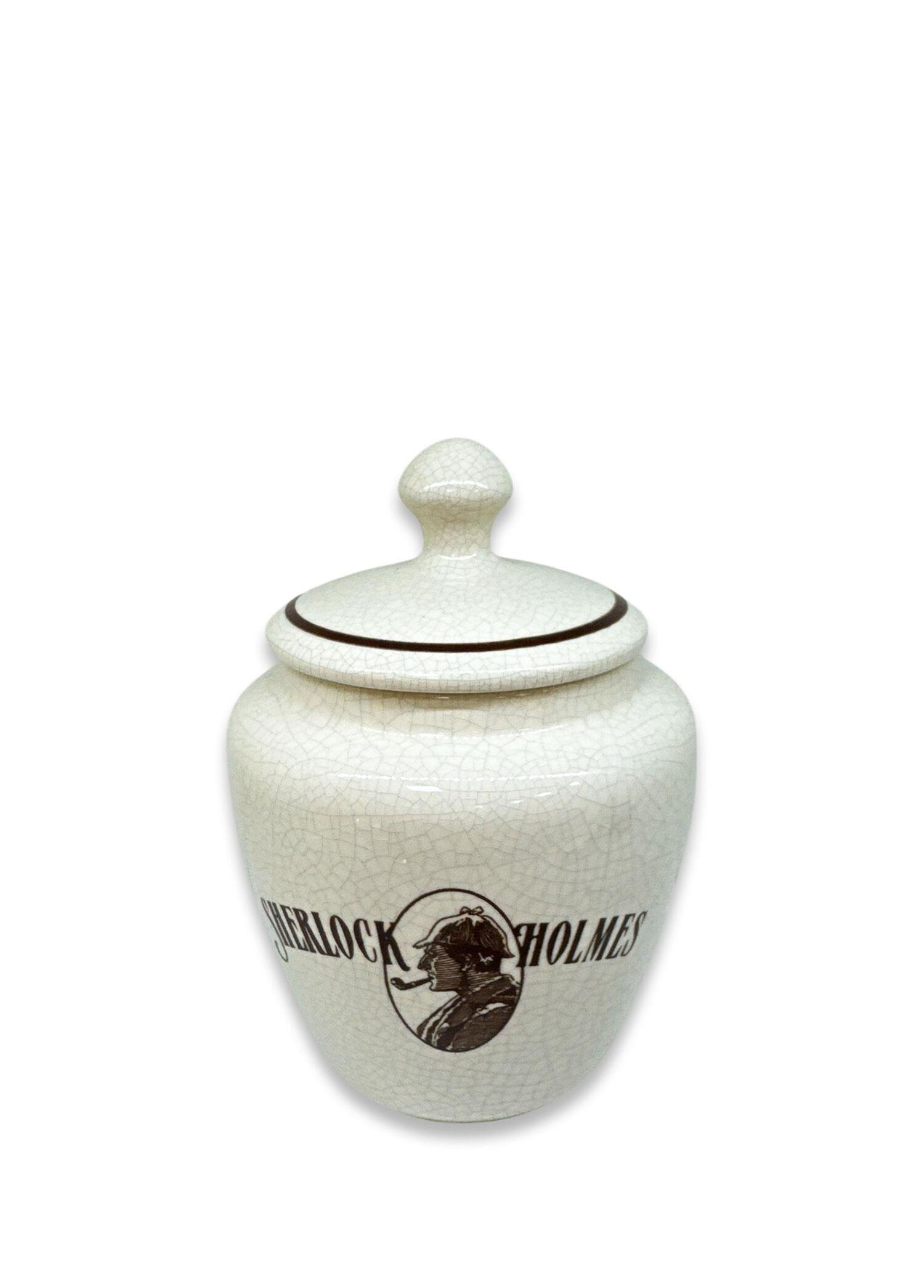 Lubinski Italy - Sherlock Holmes Beige Handmade Ceramic Large Size Pipe ...