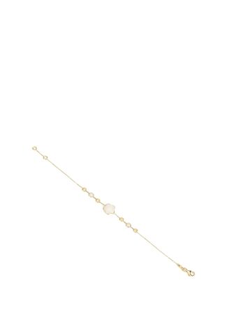 Collection Kadın Çiçek Formlu Altın Rengi Bileklik EU