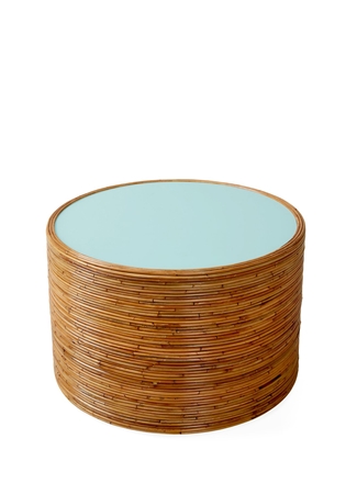 Jonathan Adler Riviera Deri Sehpa Çok Renkli