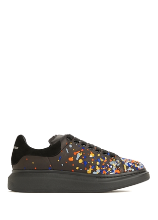 Alexander McQueen Erkek Oversize Siyah Deri Sneaker 42 EU Alexander McQueen Erkek Oversize Siyah Deri Sneaker 42 EU
