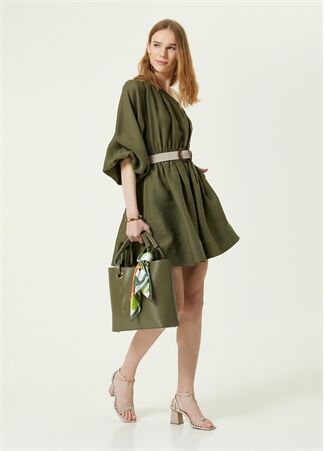 Network Kadın Elbise Haki 32 Eu