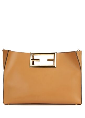Fendi Kadın Way Camel Deri Çanta Kahverengi EU