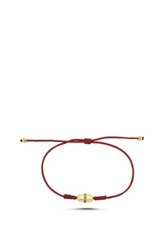 Dime Tribe Erkek İp Detaylı Konyak Pırlantalı Altın Rengi Bileklik EU Dime Tribe Erkek İp Detaylı Konyak Pırlantalı Altın Rengi Bileklik EU