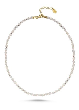 Berrin Özkan Kadın Beyaz İncili Kolye Kırmızı EU Berrin Özkan Kadın Beyaz İncili Kolye Kırmızı EU