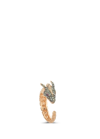 Collection-Selda Jewellery Kadın Dragon Başlı Pırlantalı Altın Rengi Yüzük EU Collection-Selda Jewellery Kadın Dragon Başlı Pırlantalı Altın Rengi Yüzük EU