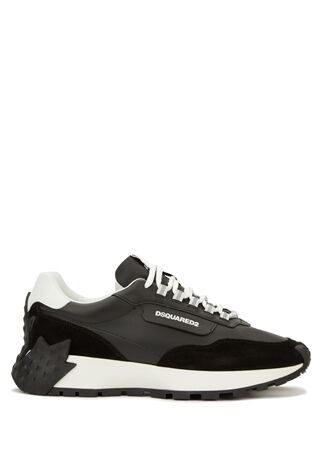 Dsquared2 Erkek EUR 620 Siyah Deri Sneaker 40 EU