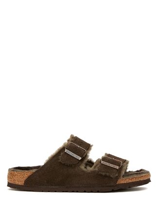 Birkenstock Kadın Arizona Shearling Kahverengi Terlik 35 EU Birkenstock Kadın Arizona Shearling Kahverengi Terlik 35 EU