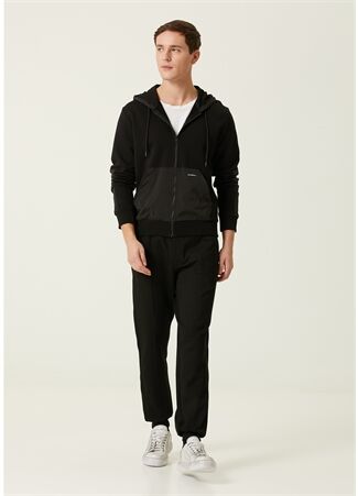 Academia Erkek Siyah Fermuarlı Cepli Pantolon S EU