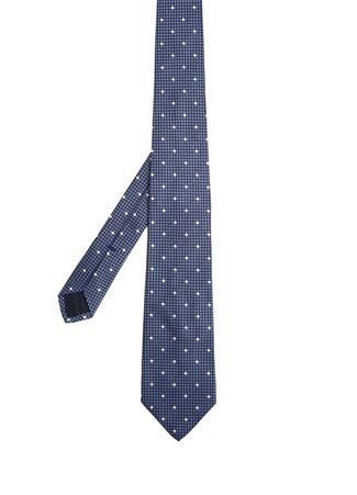 Beymen Collection Erkek Lacivert Desenli İpek Kravat EU IT