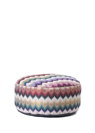 Missoni Home Pallina Desenli Puf Çok Renkli