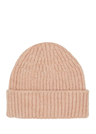 Beymen Kadın Pembe Çizgi Dokulu Bere EU Beymen Kadın Pembe Çizgi Dokulu Bere EU