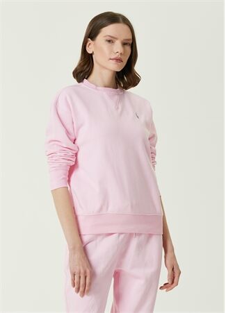 Polo Ralph Lauren Kadın Pembe Bisiklet Yaka Sweatshirt S EU