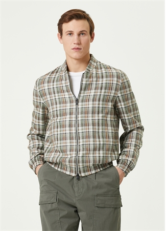 Z Zegna Erkek Yeşil Ekoseli Yün Ceket 48 It Z Zegna Erkek Yeşil Ekoseli Yün Ceket 48 It