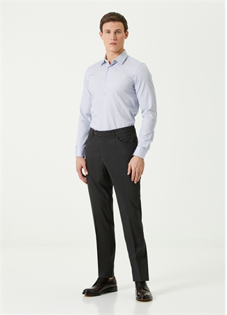 Pal Zileri Erkek Normal Bel Yün Pantolon Kahverengi 48 IT