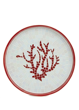 Bceramics Mercan Seramik Tabak Kırmızı
