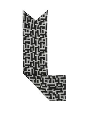 Pal Zileri Erkek Siyah Gri Geometrik Desenli İpek Atkı EU