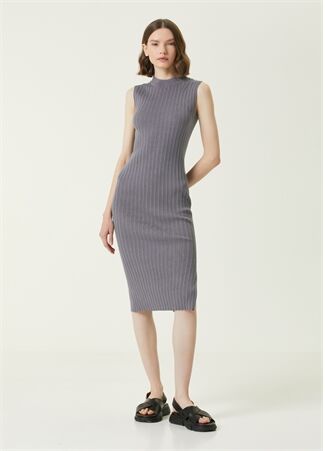 Ck Jeans Kadın Elbise Gri L Eu