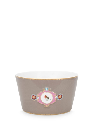 Pip Studio Love Birds Haki Porselen Kase Çok Renkli