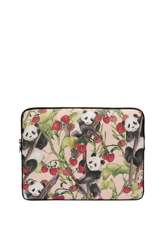 Fonfique Kadın Mitte Karışık Panda Desenli Laptop Kılıfı EU