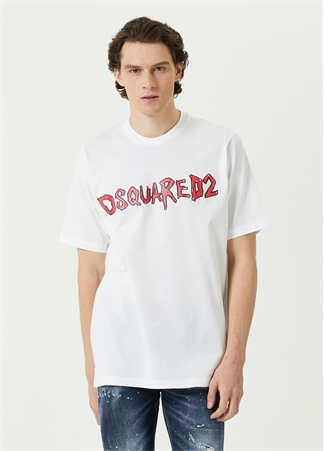 Dsquared2 Erkek Tshirt Beyaz S Eu Dsquared2 Erkek Tshirt Beyaz S Eu