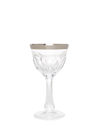 Moser Şerit Detaylı Kristal Kadeh Çok Renkli Moser Şerit Detaylı Kristal Kadeh Çok Renkli