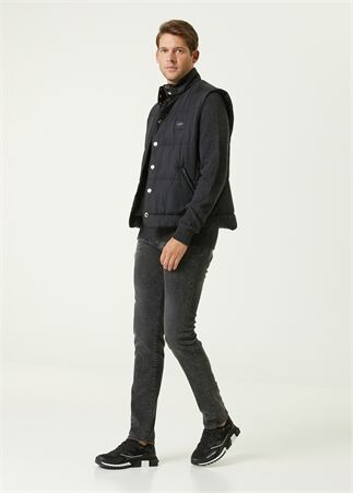 Dolce&Gabbana Erkek Skinny Fit Siyah Jean Pantolon Gri 44 IT
