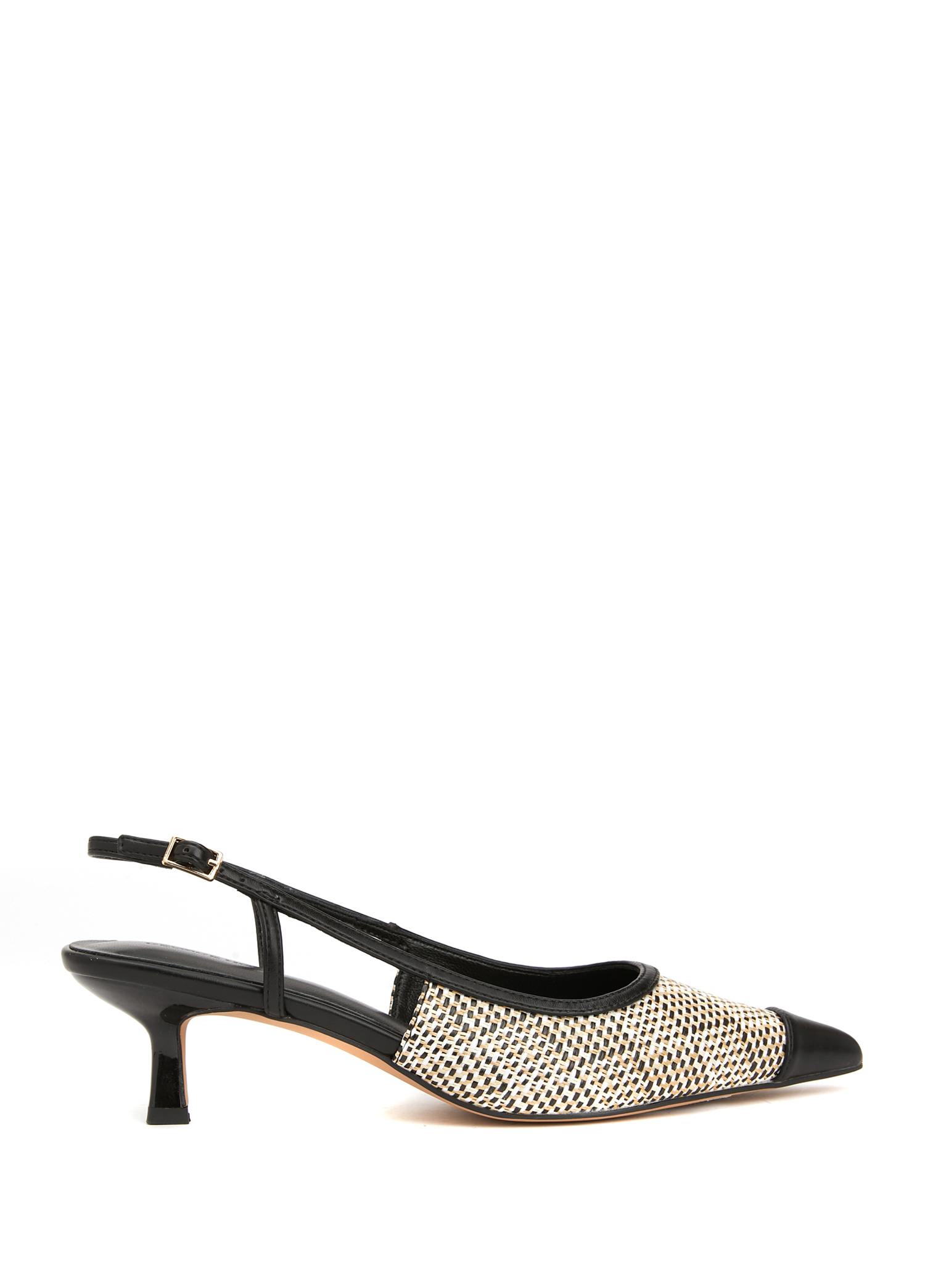 George Hogg Bej-Siyah Kadın Bej Siyah Topuklu Ayakkabı 1425236 | Beymen