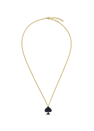 Begum Khan Kadın Geometrik Formlu Kolye Siyah EU