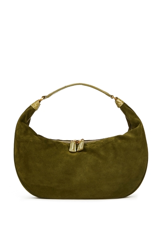 Staud Kadın Bolsas Yeşil Deri Çanta Eu