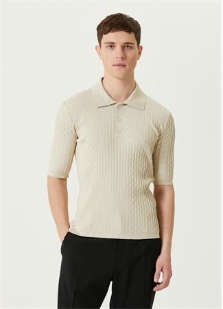 Bottega Veneta Erkek POLO YAKA Beyaz S EU