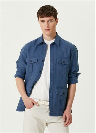 Boglioli Erkek Gömlek Mavi M Eu