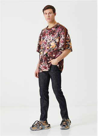 Dolce&Gabbana Erkek Koyu Mavi Logolu Skinny Jean Pantolon Lacivert 44 IT Dolce&Gabbana Erkek Koyu Mavi Logolu Skinny Jean Pantolon Lacivert 44 IT