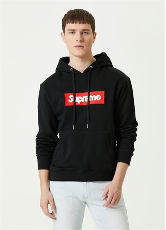 8-Bit by Mhrs Erkek SWEATSHIRT Siyah XS EU