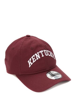 New Era Kadın Borough Kentucky 9TWENTY Bordo Şapka EU