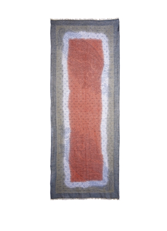 Etro Erkek Yeşil Etnik Desenli Kadın Keten Atkı EU