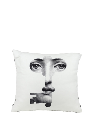 Fornasetti Siyah Beyaz Anahtar Desenli Dekoratif Yastık Fornasetti Siyah Beyaz Anahtar Desenli Dekoratif Yastık
