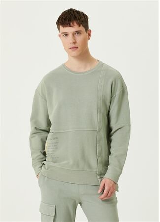 Midground Erkek SWEATSHIRT Yeşil S/M EU