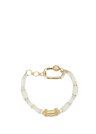 Hipanema Kadın Beyaz Boncuklu Bileklik EU