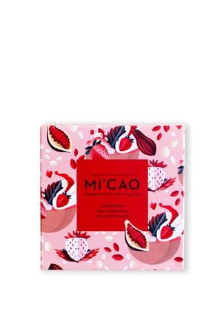 Micao Çikolata Çilekli Granolalı Sütlü Tablet 70 Gr Eu