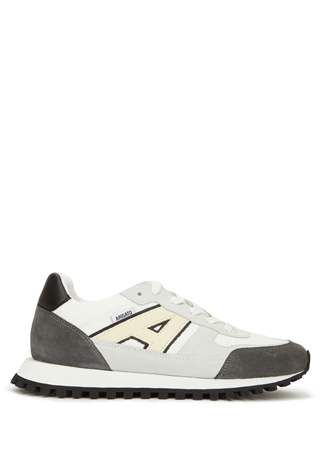 Axel Arigato Kadın Beyaz Füme Logo Detaylı Süet Sneaker 35 EU Axel Arigato Kadın Beyaz Füme Logo Detaylı Süet Sneaker 35 EU