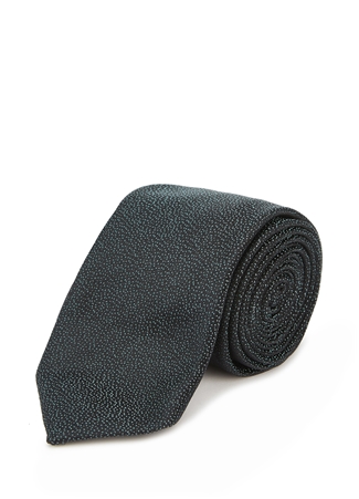 Palzileri Lab Erkek Lacivert Mikro Desenli Kravat Yeşil EU