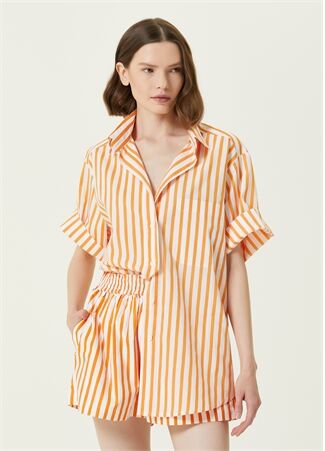 Faithfull The Brand Kadın Gömlek Kırmızı S Eu