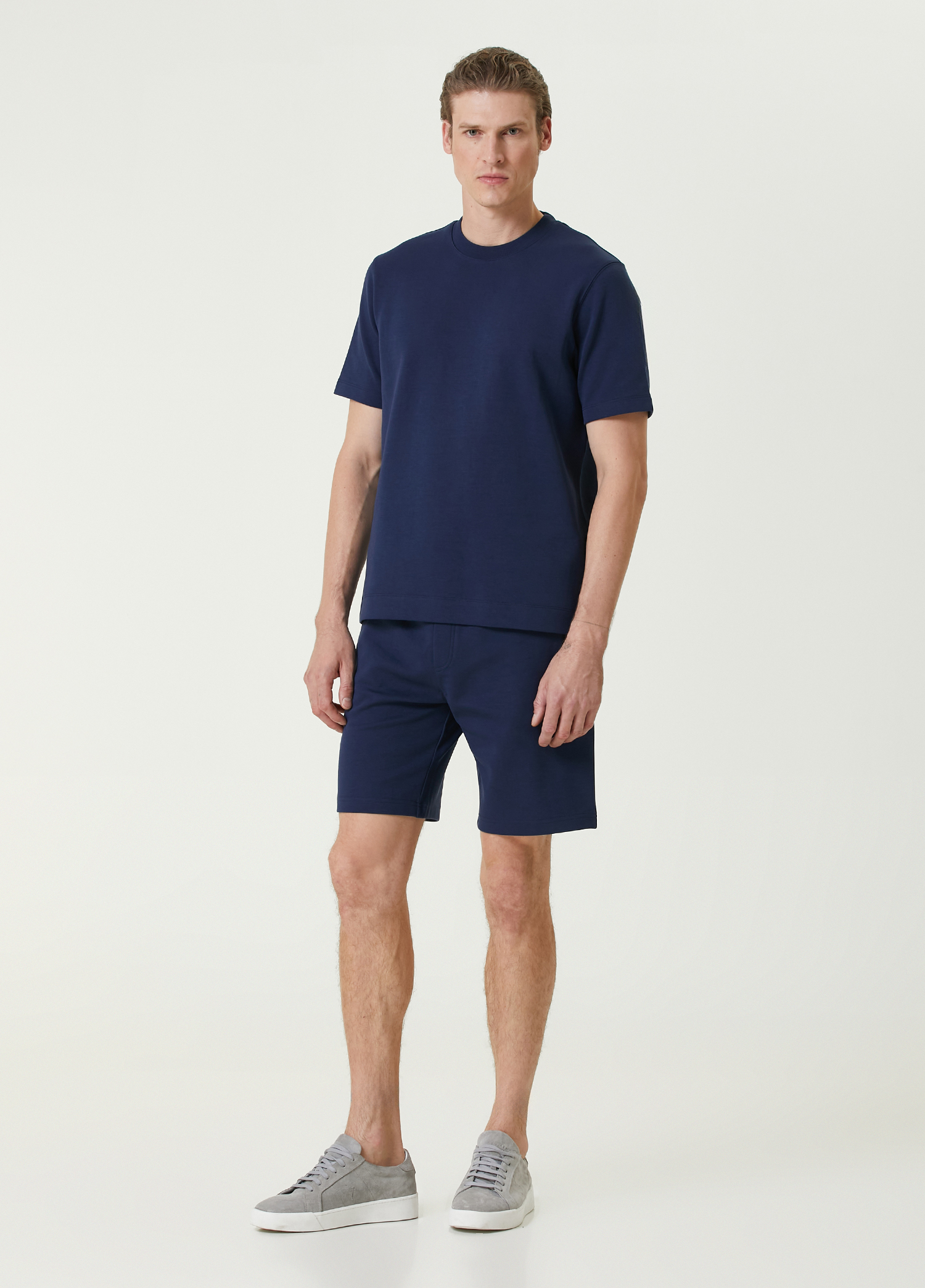 Indigo Beymen Collection Indigo Men Indigo Shorts With Cord Waist ...
