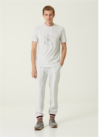 Brunello Cucinelli Erkek Gri Beli Kordonlu Jogger Eşofman Altı XL EU Brunello Cucinelli Erkek Gri Beli Kordonlu Jogger Eşofman Altı XL EU