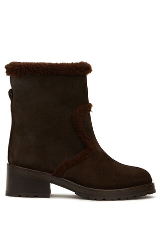 Beymen Collection Kadın Kahverengi Süet Bot 36