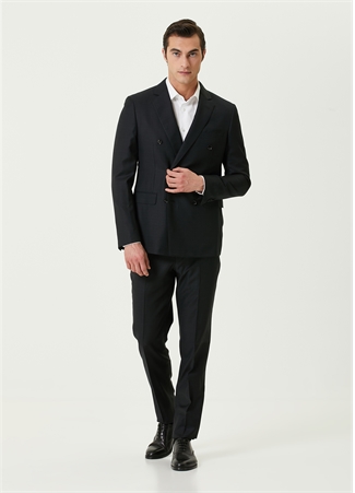 Pal Zileri Erkek Lacivert Kareli Yün Takım Elbise 50 It Pal Zileri Erkek Lacivert Kareli Yün Takım Elbise 50 It